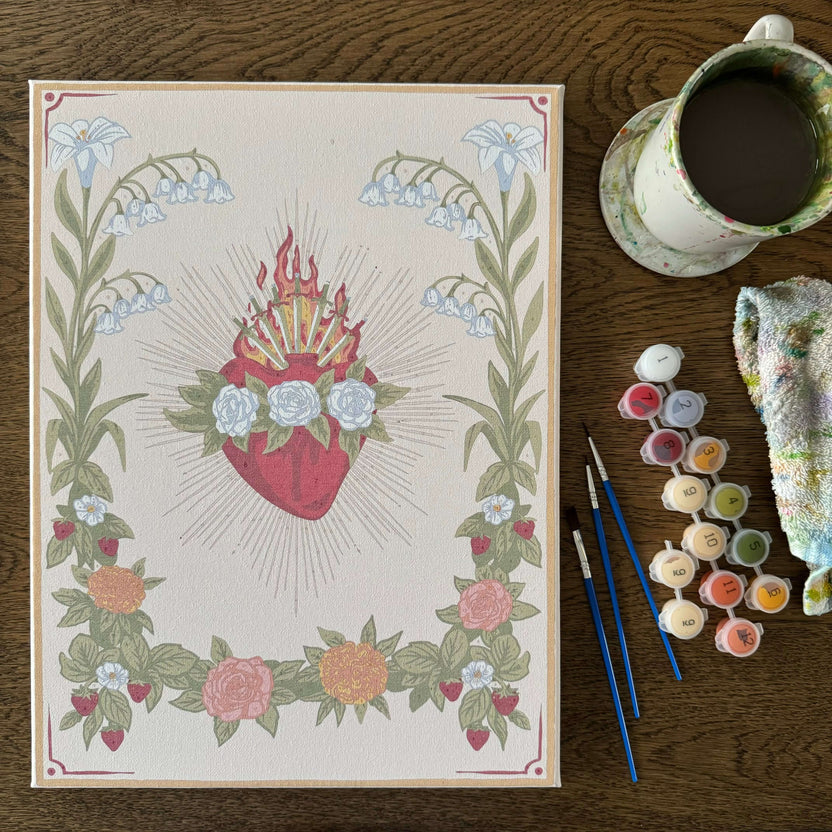 Immaculate Heart of Mary Paint By Number Kit – Brick House in the City